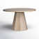 Dovetail Furniture Jansen Round Pine Wood Dining Table | Perigold
